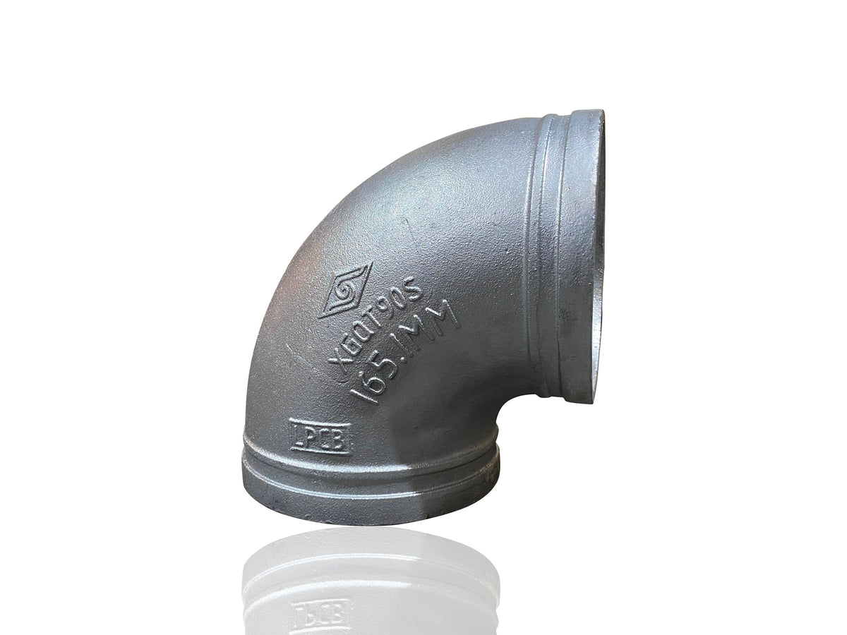 150MM GALV ROLL GRVD 90DEG ELB – australianfiresupplies