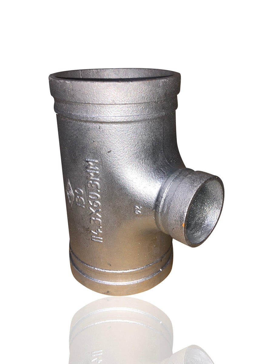 100 X 65 GALV ROLL GRVD TEE – australianfiresupplies