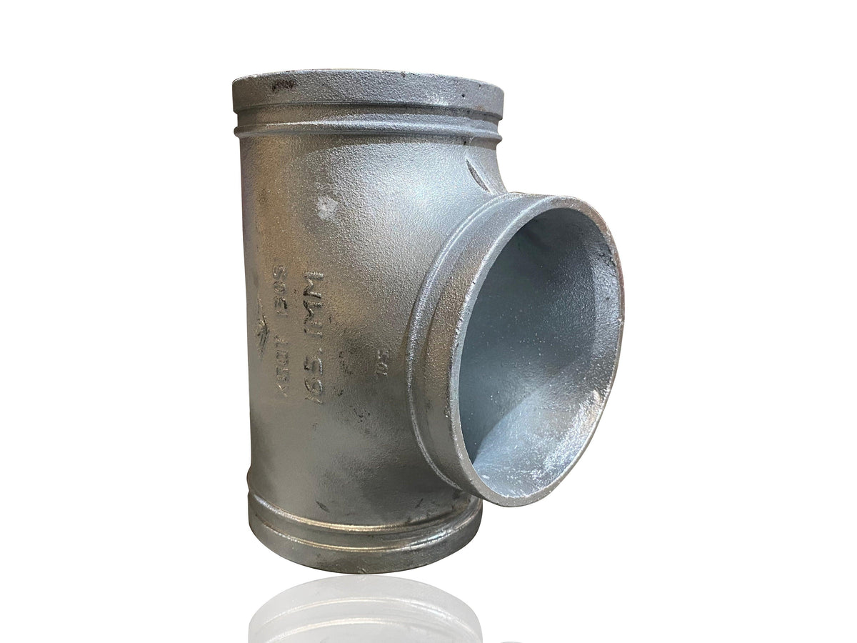 200MM GALV ROLL GRVD TEE – australianfiresupplies