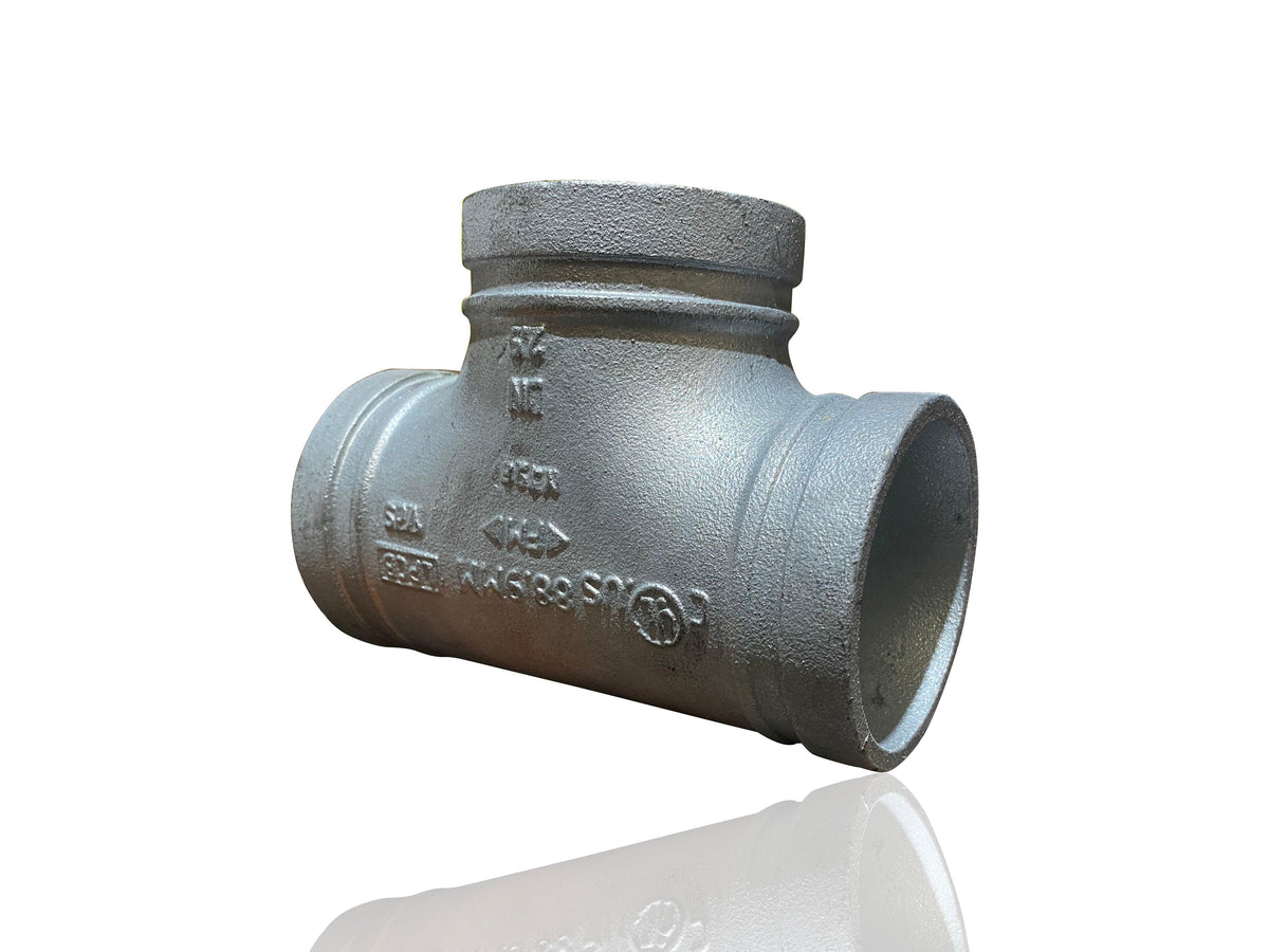 80 MM GALV ROLL GRVD TEE – australianfiresupplies
