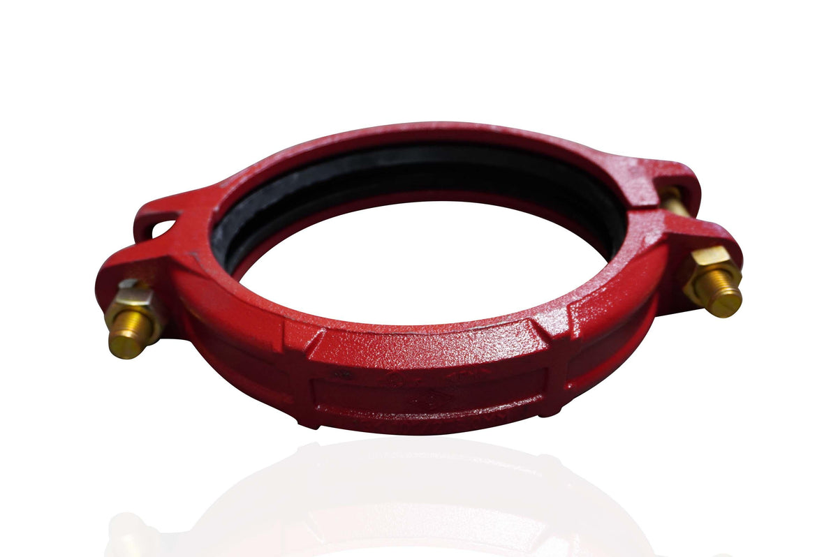 250MM PAINTED ROLL GRVD COUPLING – australianfiresupplies