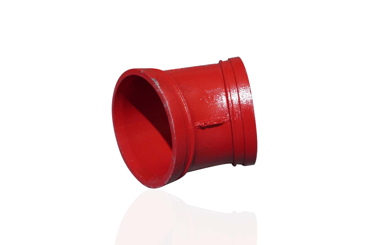 150MM PAINTED ROLL GRVD 45DEG ELB – australianfiresupplies