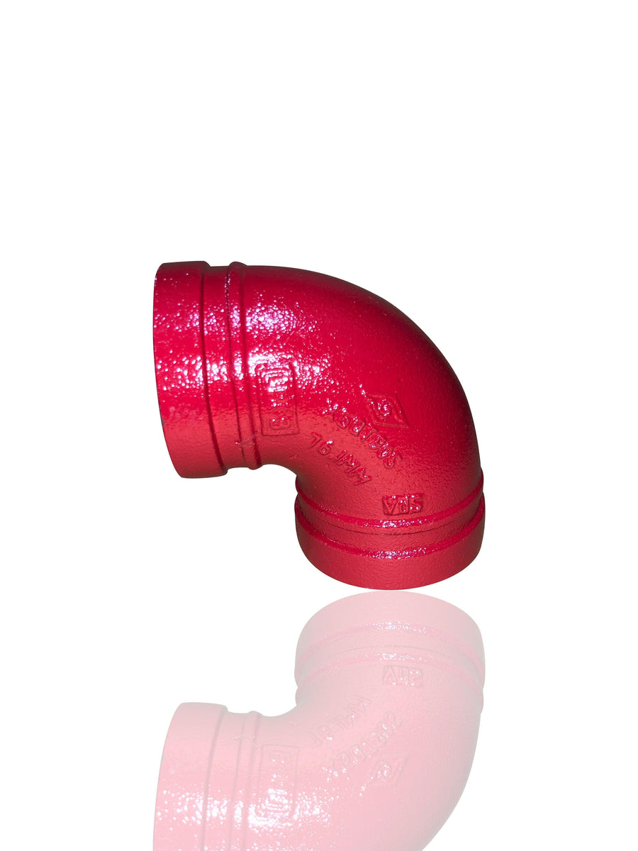 65 MM PAINTED ROLL GRVD 90DEG ELB – australianfiresupplies
