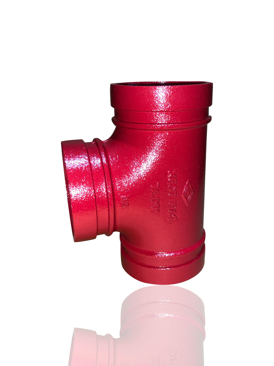 65 MM PAINTED ROLL GRVD TEE – australianfiresupplies