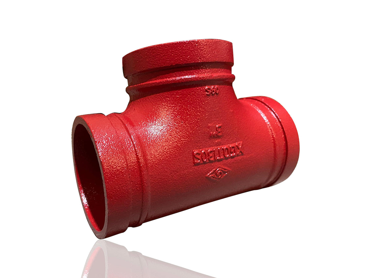 80 MM PAINTED ROLL GRVD TEE – australianfiresupplies