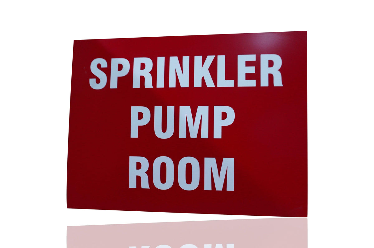300 SIGN SPRINKLER PUMP ROOM – australianfiresupplies