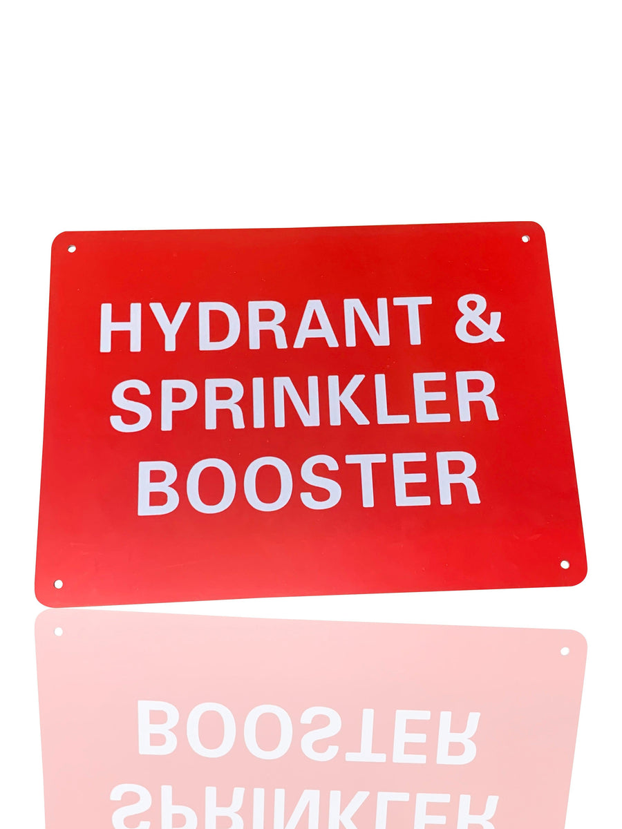300 SIGN HYDRANT &SPRINKLER BOOSTER – australianfiresupplies