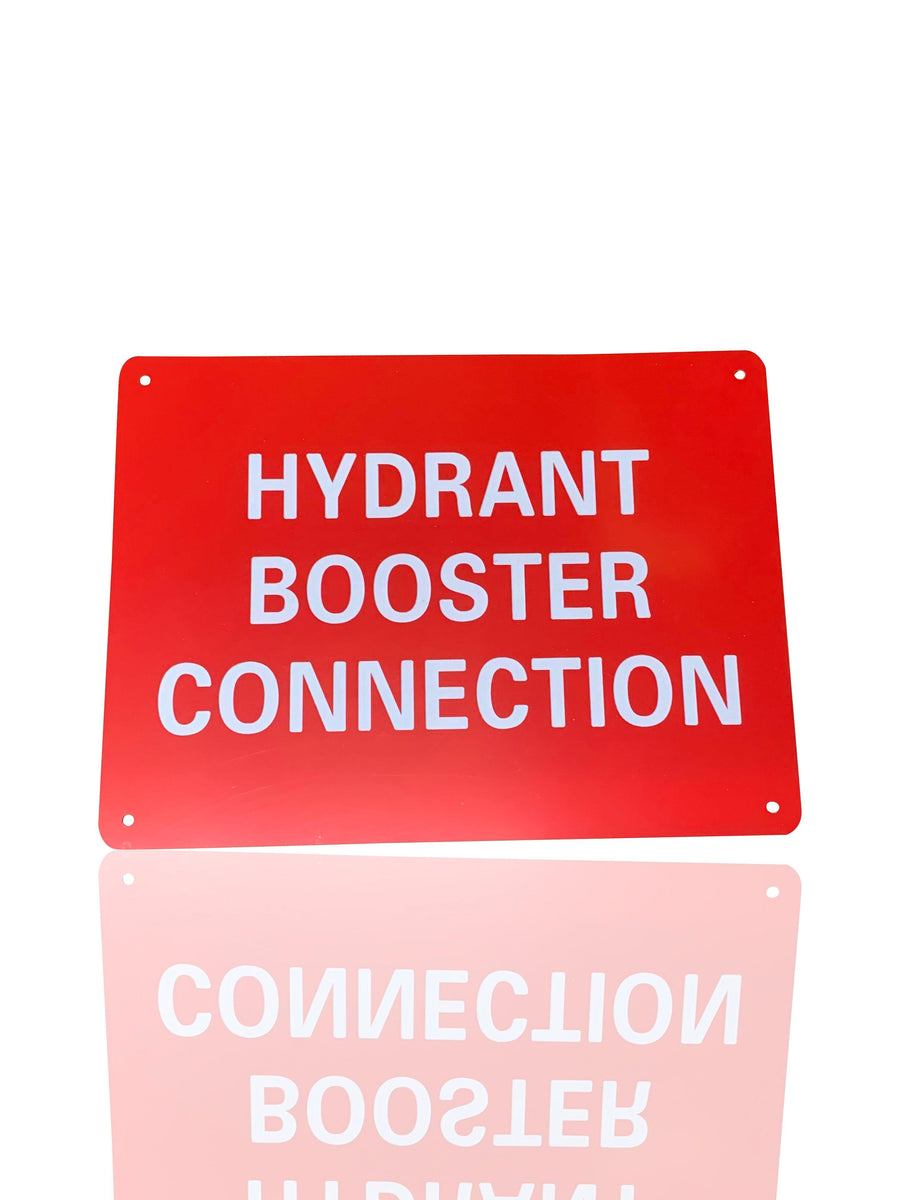 300 SIGN HYDRANT BOOSTER CONNECTION – australianfiresupplies