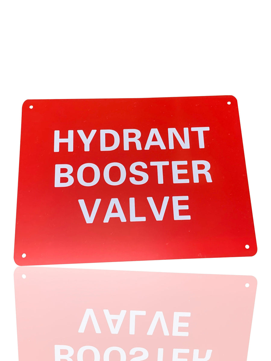 300 SIGN HYDRANT BOOSTER VALVE – australianfiresupplies